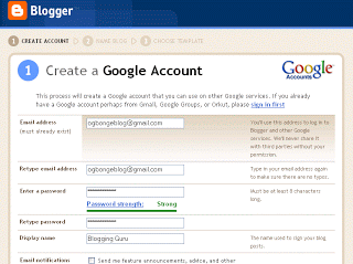 How To Create a blogspot.com blog FREE - OgbongeBlog