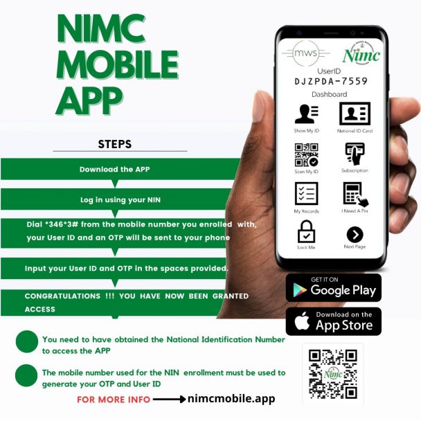 NIMC NIN Mobile App Download : Link NIN to MTN, Glo, Airtel, 9Mobile ...