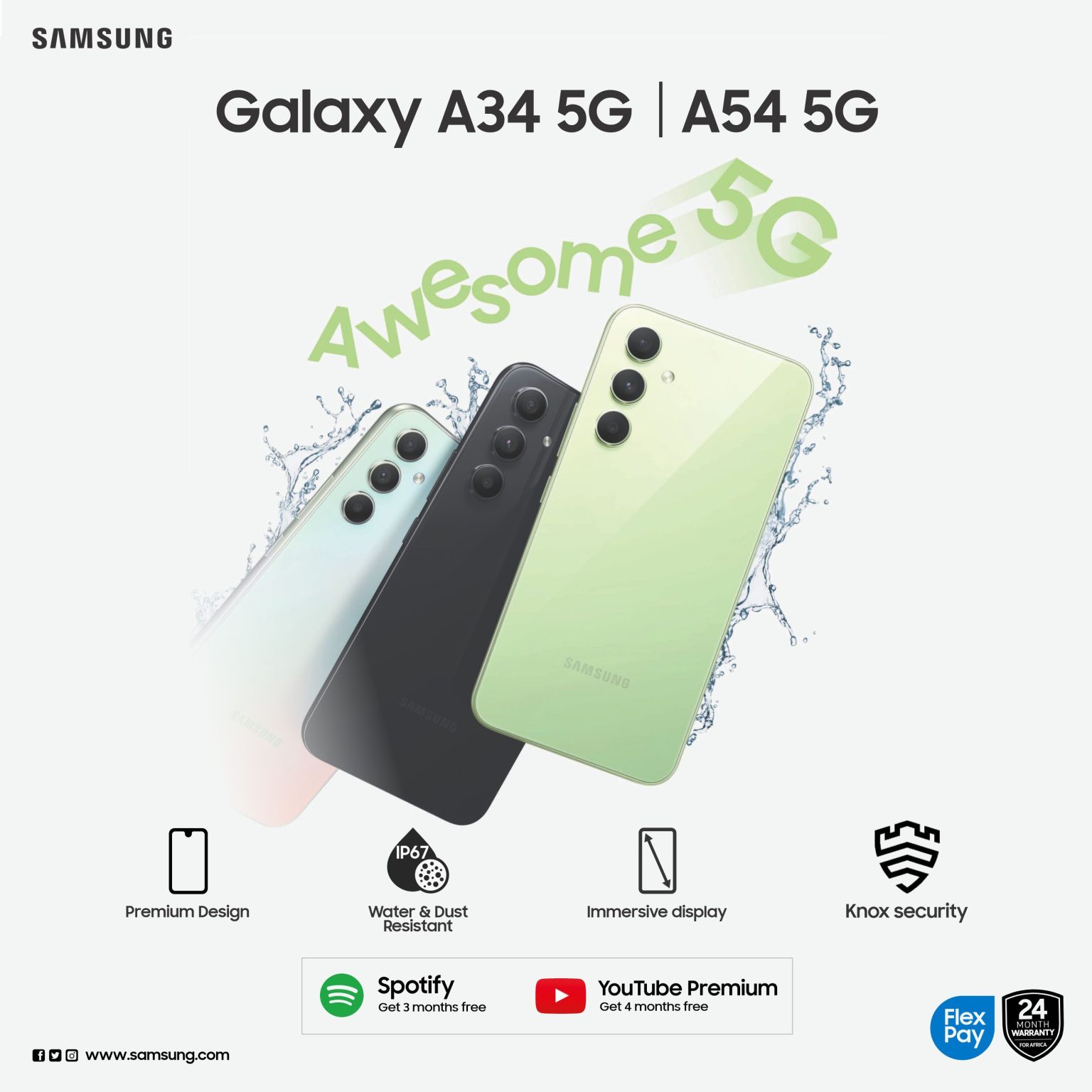 The Samsung Galaxy A54 5G and Galaxy A34 5G: Awesome Experiences for ...